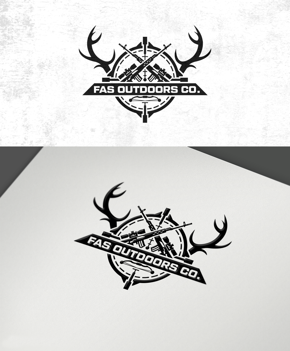 Masculine, Bold, Hunting Logo Design for FAS Outdoors Co. by AFD ...