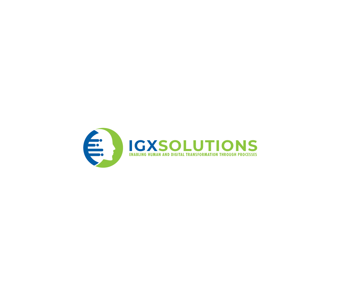 Elegant, Playful Logo Design for IGX Solutions. Enabling human and digital transformation ...