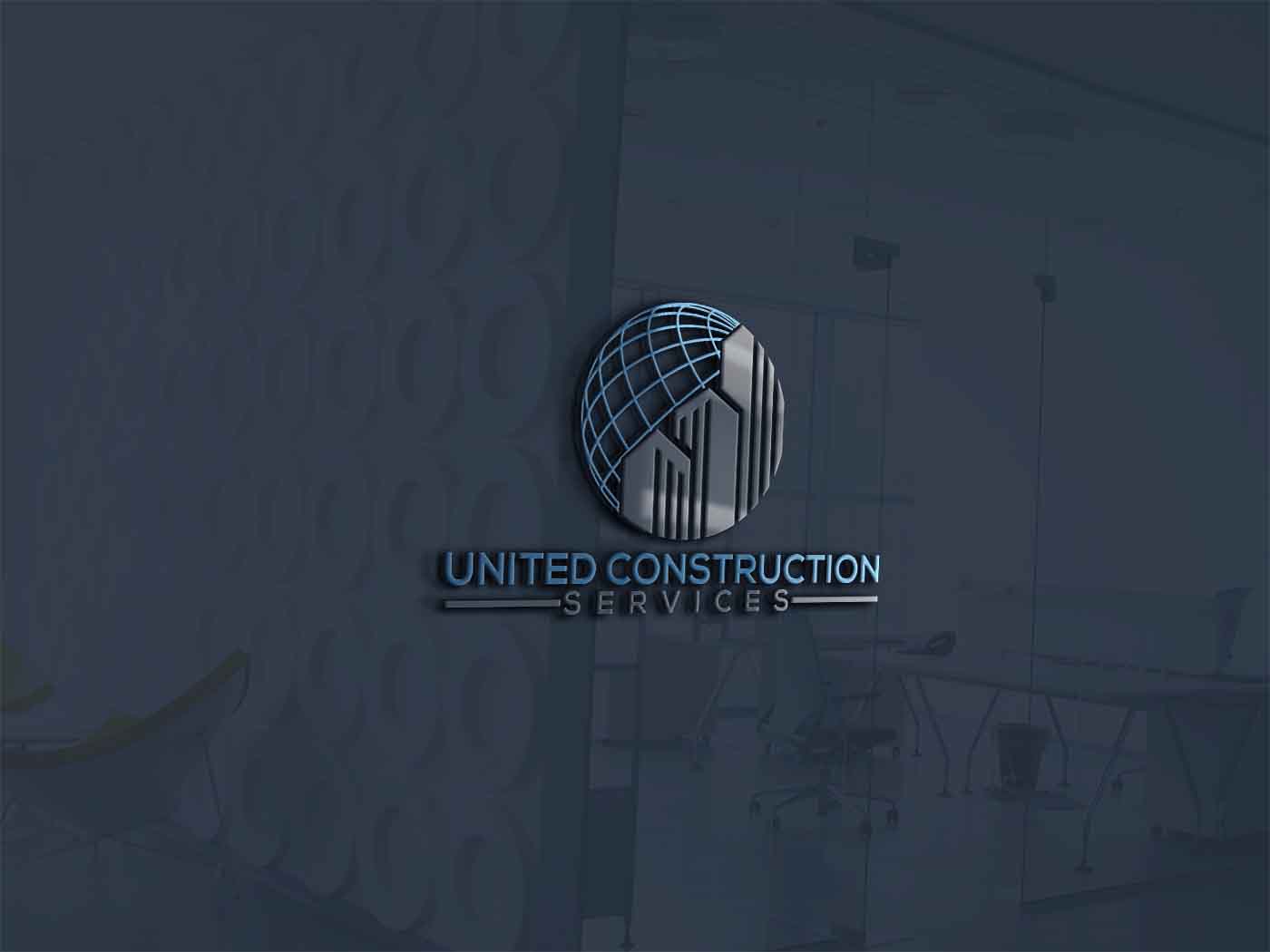 Logo Design for United Construction Services by peter jone | Design ...
