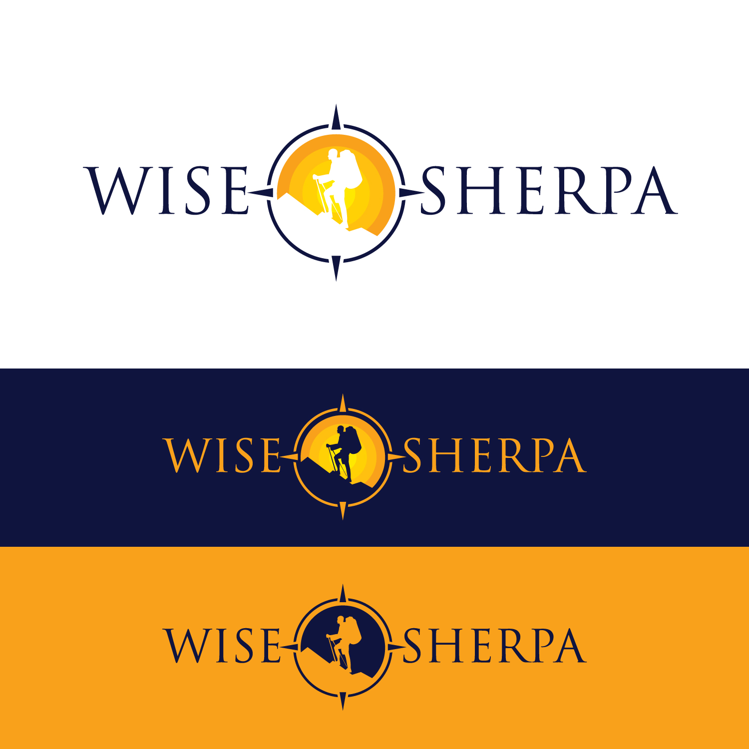Bold, Serious, Professional Service Logo Design for Wise Sherpa by ...