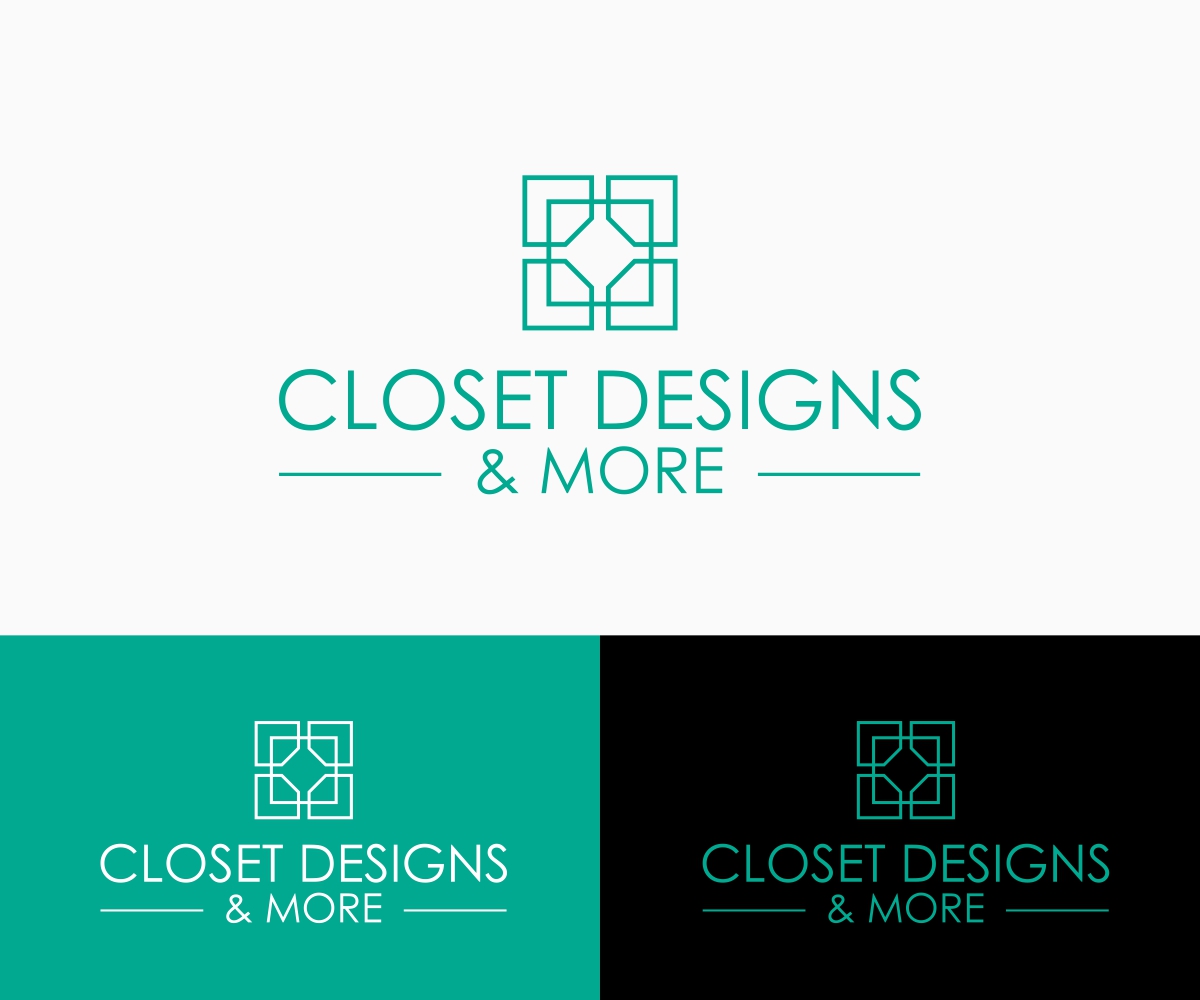 Playful, Modern Logo Design for Closet Designs and More by B8 | Design ...