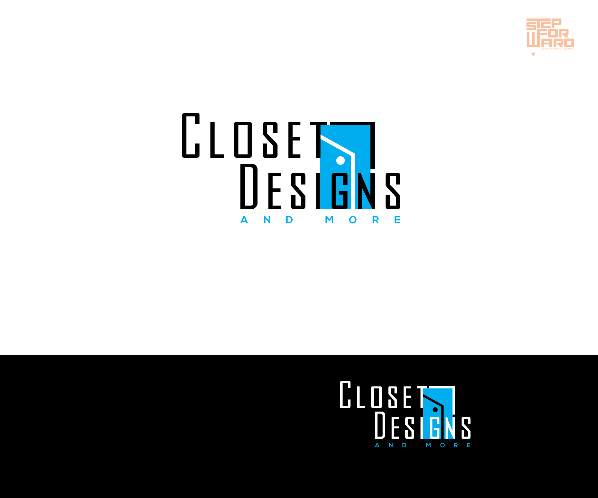 Playful, Modern Logo Design for Closet Designs and More by step forward ...