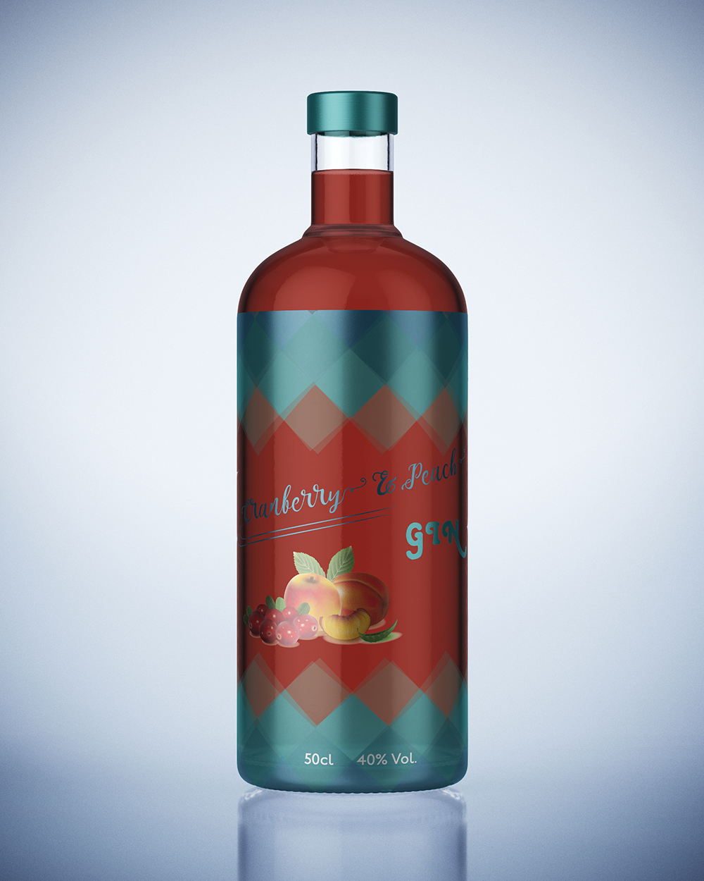 Label Design for The Handmade Gin Company by Inaaina | Design #21070628
