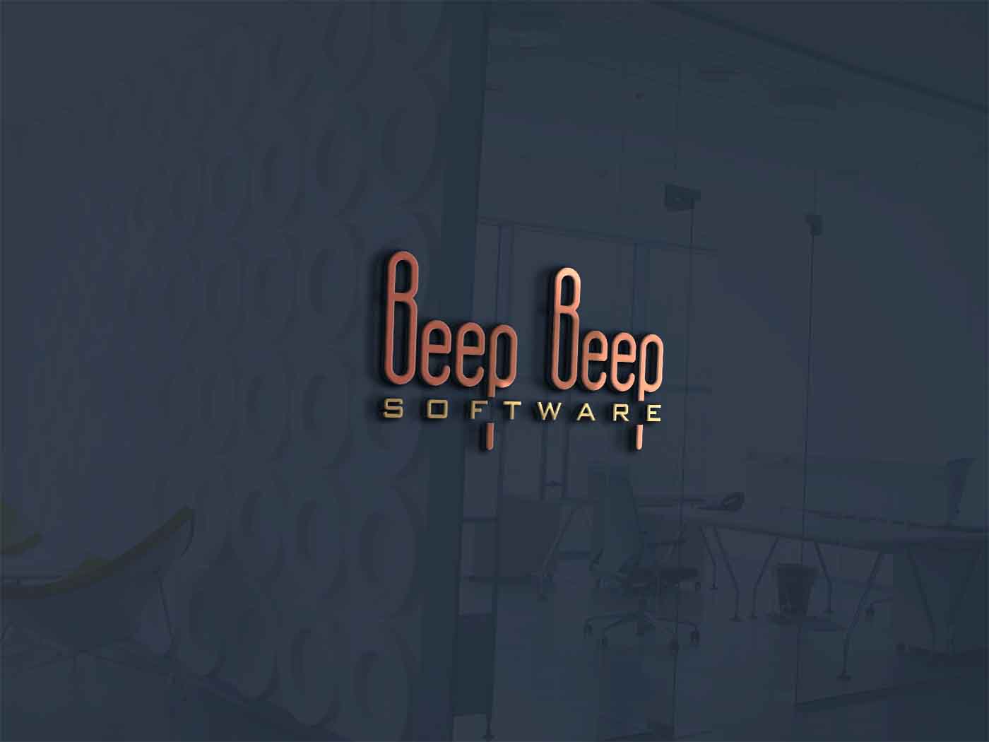Bold, Modern, Construction Company Logo Design for Beep Beep Software ...