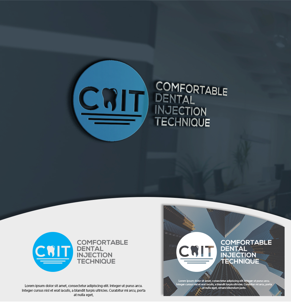 Serious, Modern Logo Design for CDIT or Comfortable Dental Injection ...