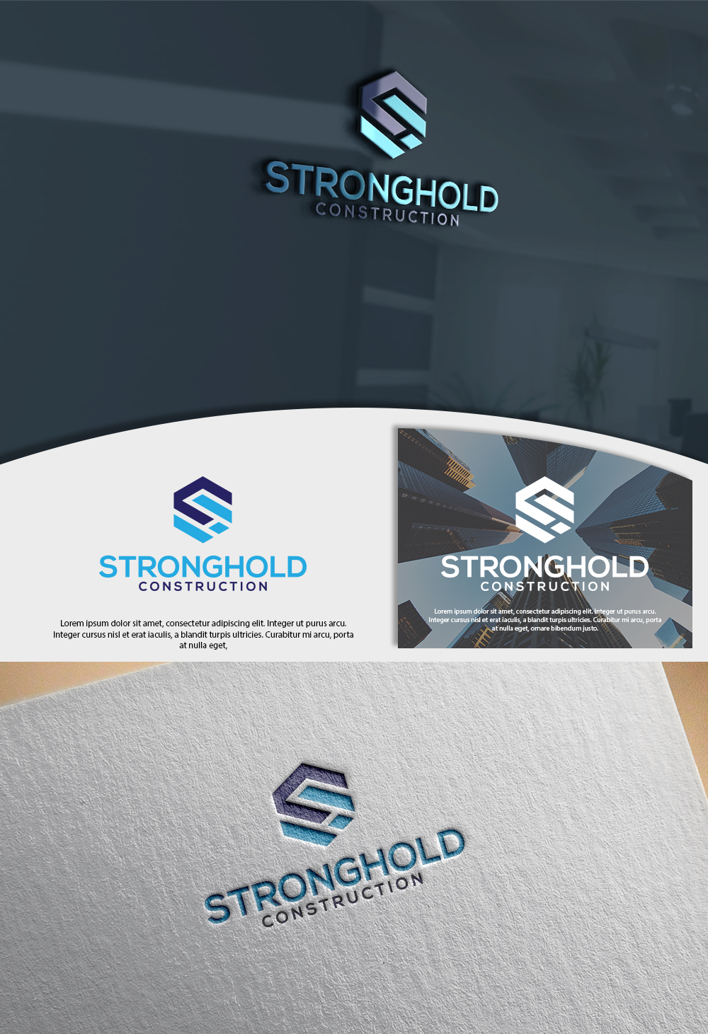 Modern, Serious Logo Design for Stronghold Construction by Maacho 2 ...