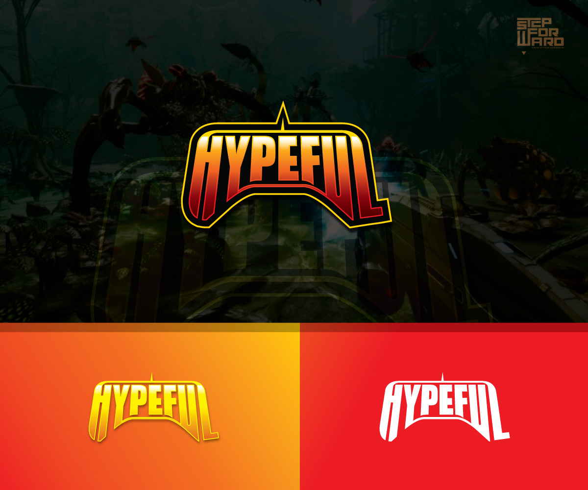 Bold, Playful, Games Logo Design for HYPEFUL by step forward 2 | Design ...