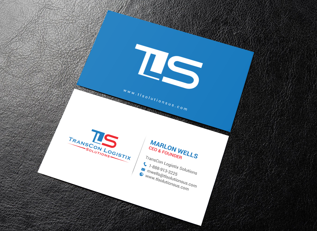 Elegant, Playful Business Card Design for TransCon Logistix Solutions ...