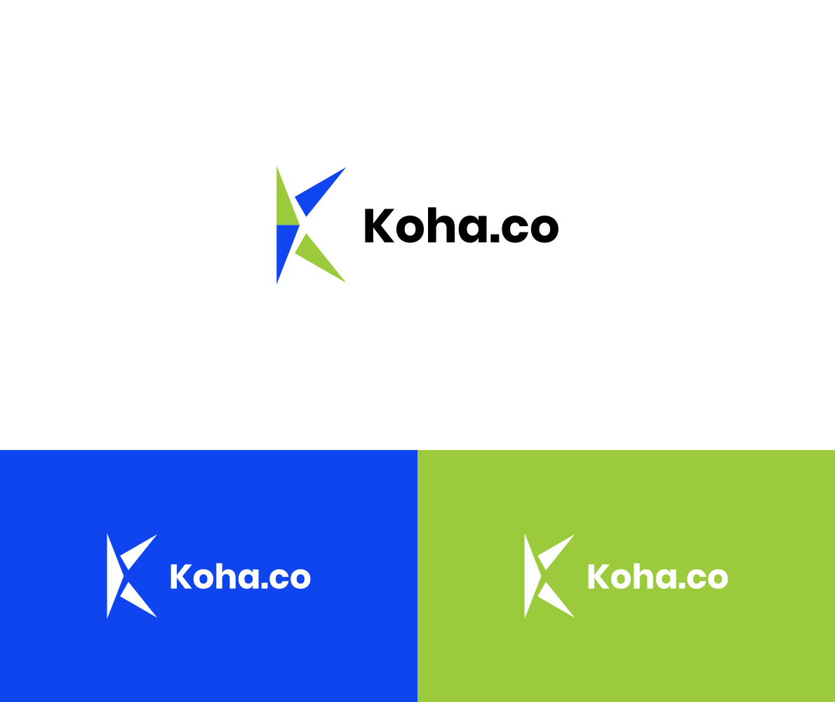 Elegant, Playful Logo Design for koha.co by Riaper | Design #21082110