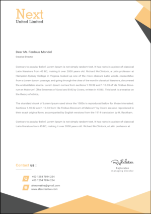 Sophisticated Letterheads | 35 Custom Sophisticated Letterhead Designs