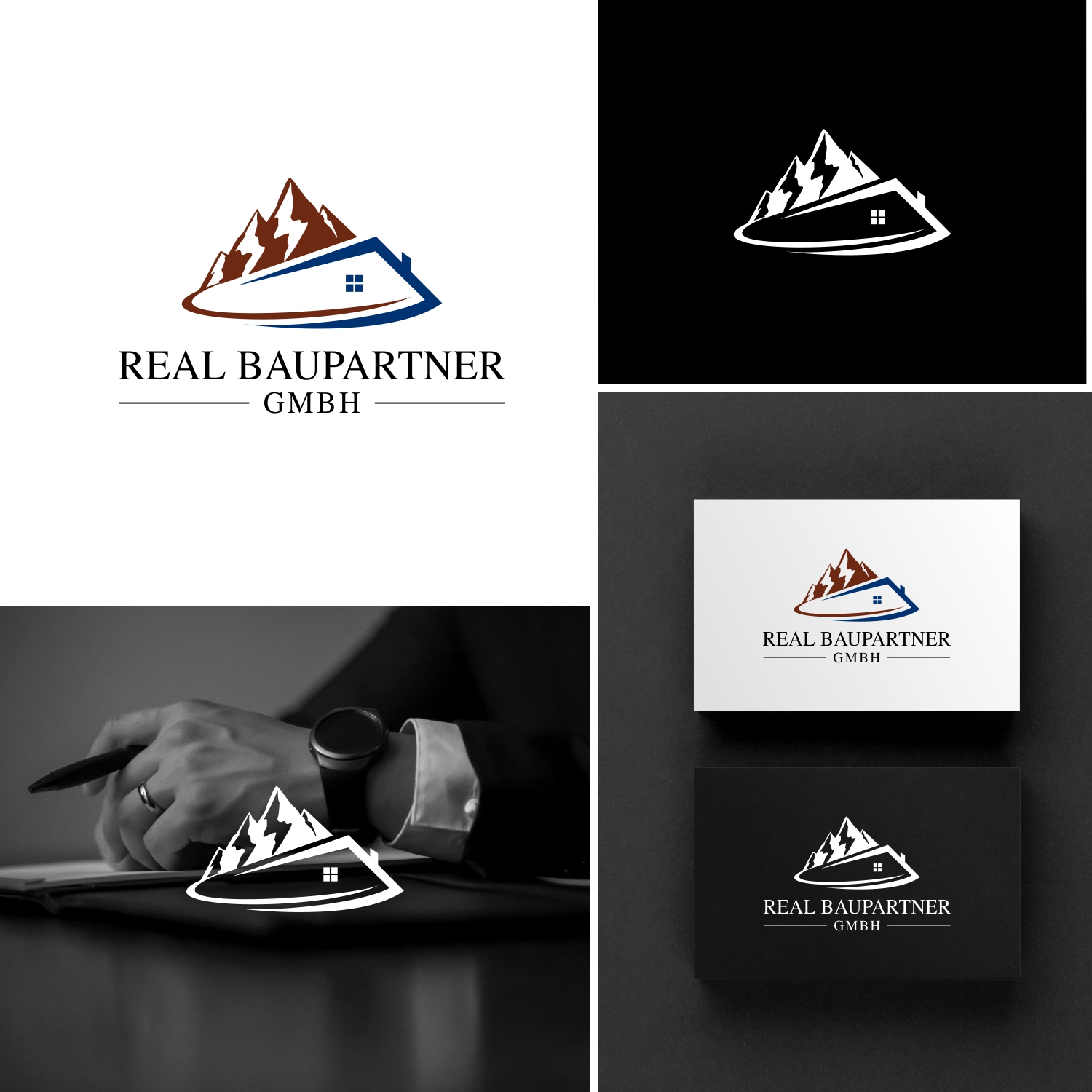 Serious, Professional, Building Logo Design for Real Baupartner GmbH by ...