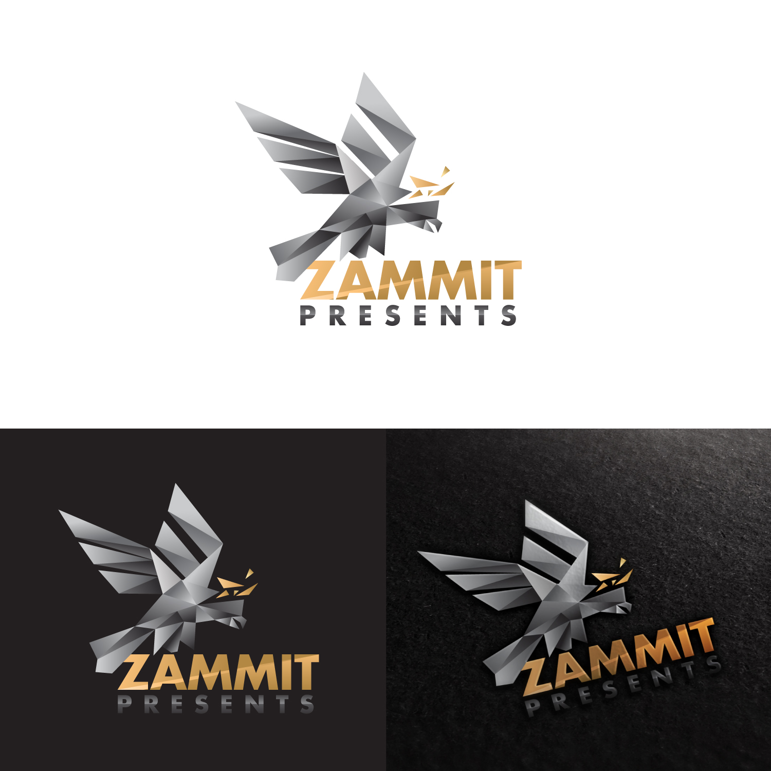 Serious, Upmarket Logo Design for Zammit Presents by FourtuneDesign ...