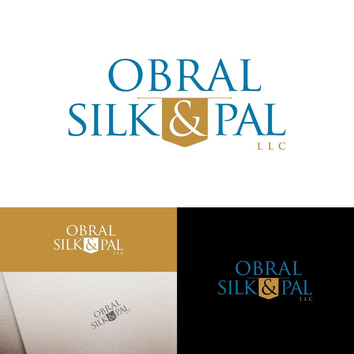 Elegant, Playful, Legal Logo Design for Obral, Silk & Pal, LLC by ...