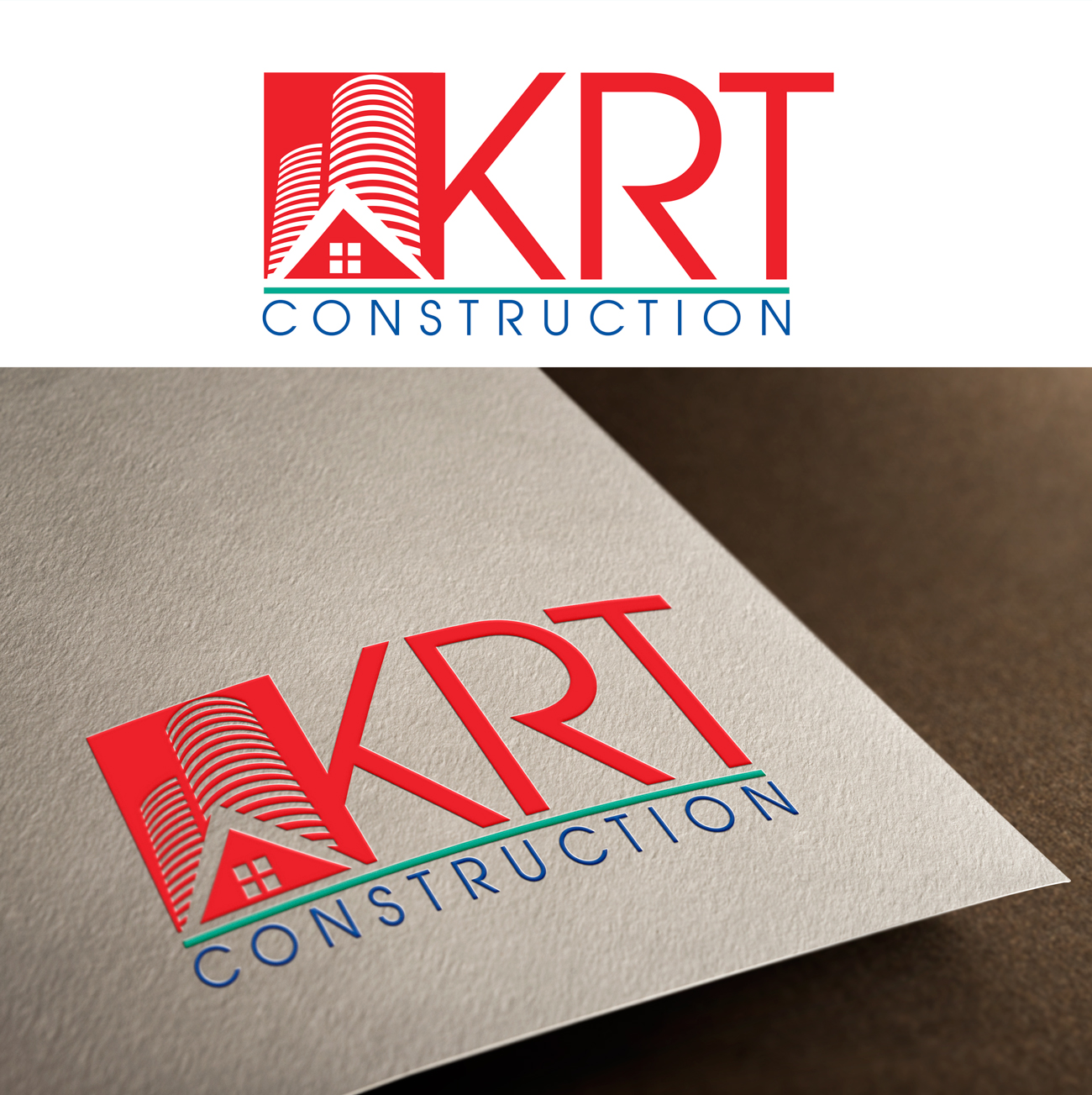 Elegant, Serious, Construction Company Logo Design for KRT CONSTRUCTION ...