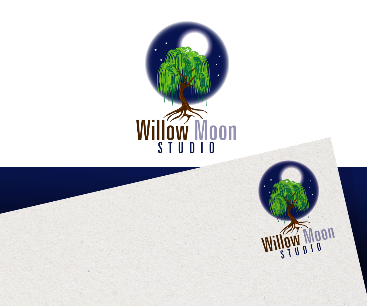 Elegant, Serious Logo Design for Willow Moon Studio by Jay Design ...