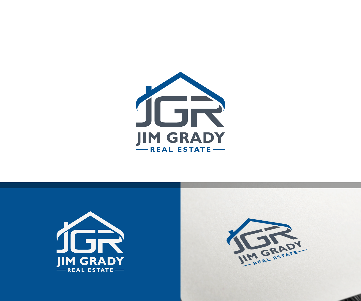 Bold, Professional, Real Estate Logo Design for JGR (logo) and Jim ...