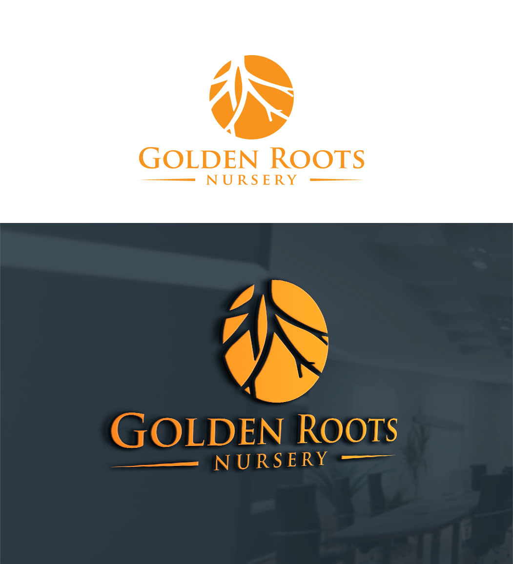 Logo Design for Golden Roots Nursery by design new | Design #21151188
