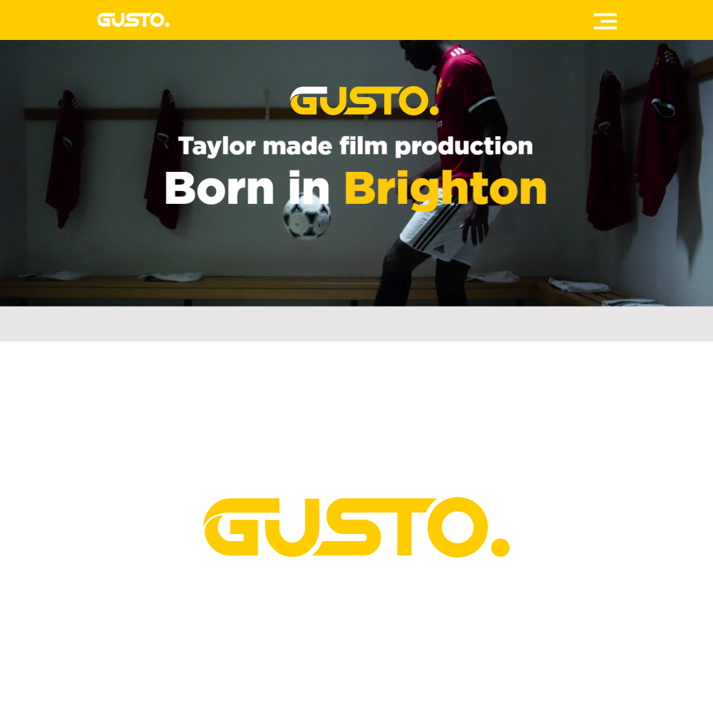 Bold, Modern, Video Production Logo Design for Gusto. by hery_cdt ...