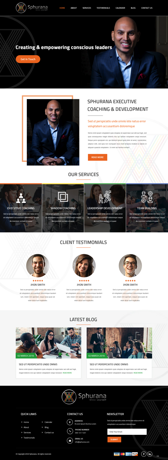 Upmarket, Conservative Web Design job. Website brief for a company in ...