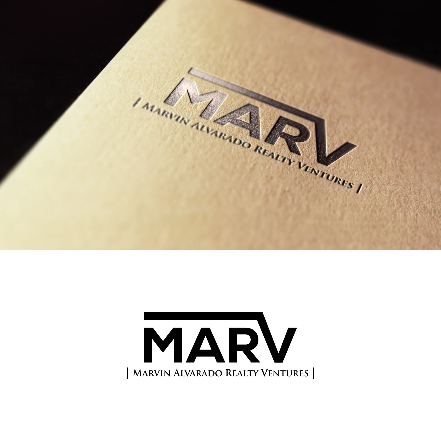 Elegant, Playful Logo Design for MARV Marvin Alvarado Realty Ventures ...