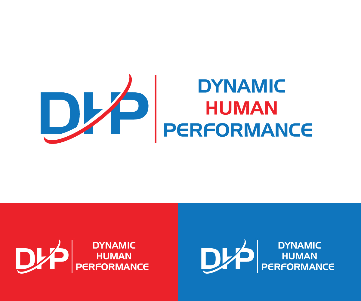 Bold, Masculine Logo Design for Dynamic Human Performance or Dynamic HP ...