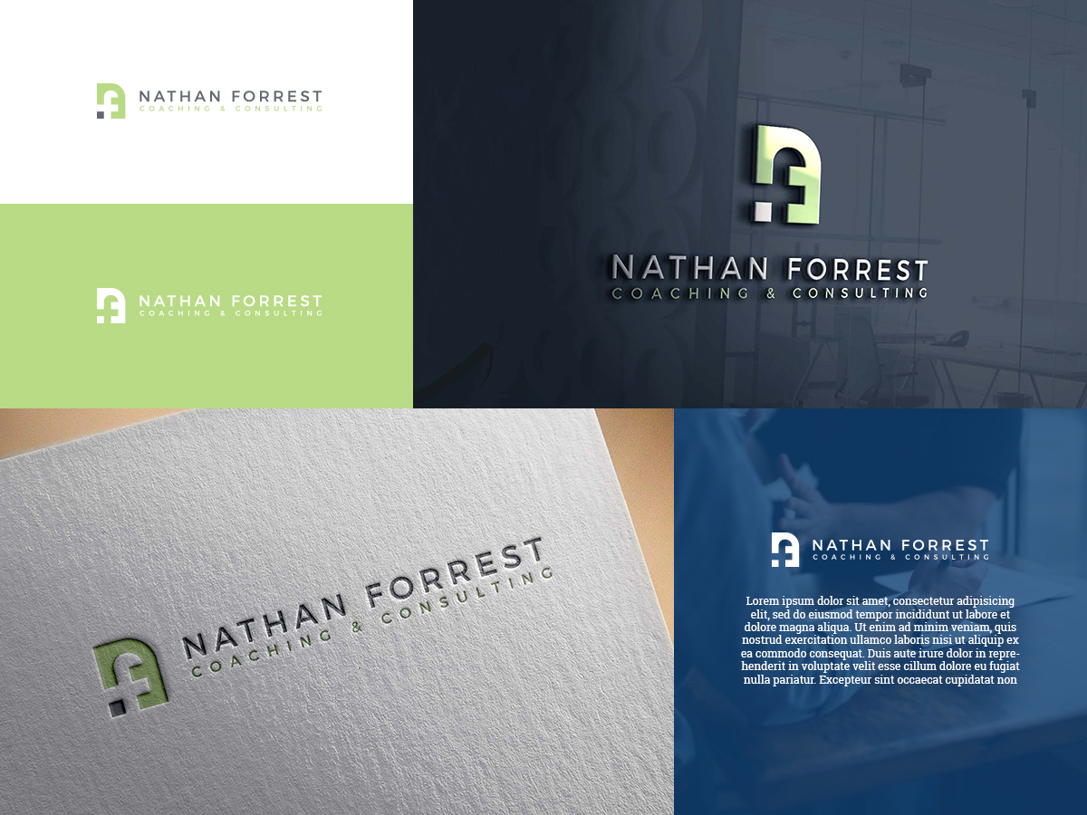 Elegant, Serious, Business Consultant Logo Design for Nathan Forrest ...