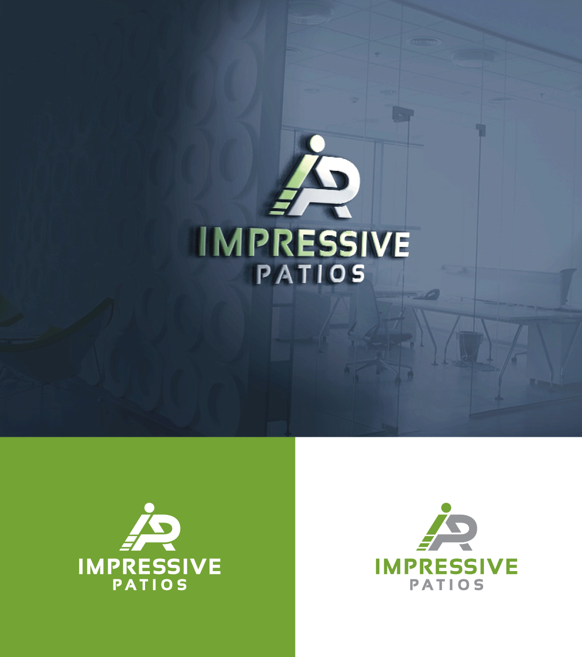 Modern, Bold Logo Design for Impressive Patios by Jhon Robert | Design ...