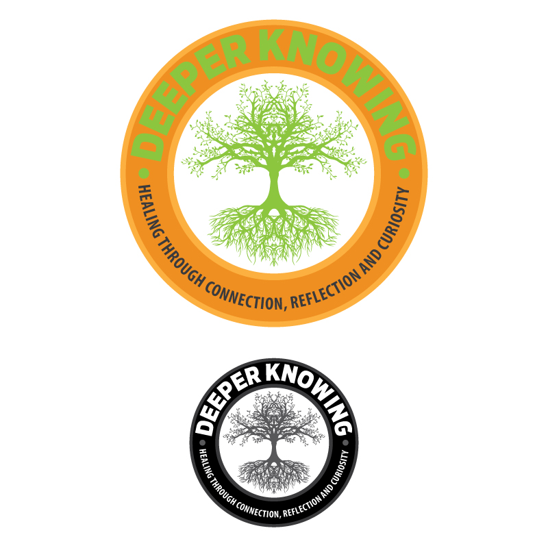 Logo Design for Deeper Knowing - Healing through connection, reflection ...