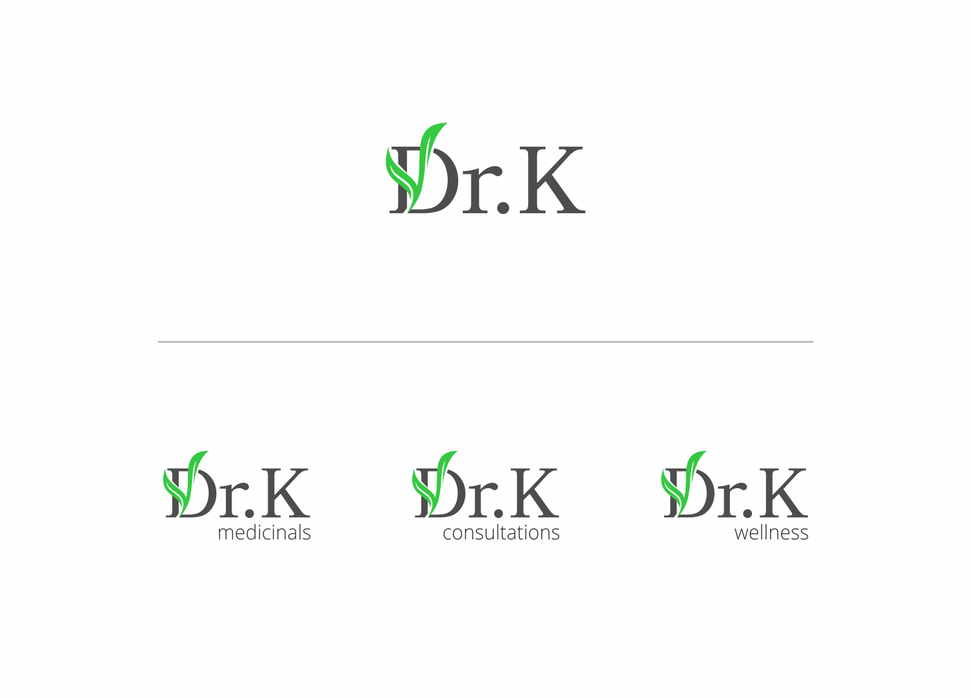 Colorful, Modern, Health And Wellness Logo Design for Dr. K by Gree ...