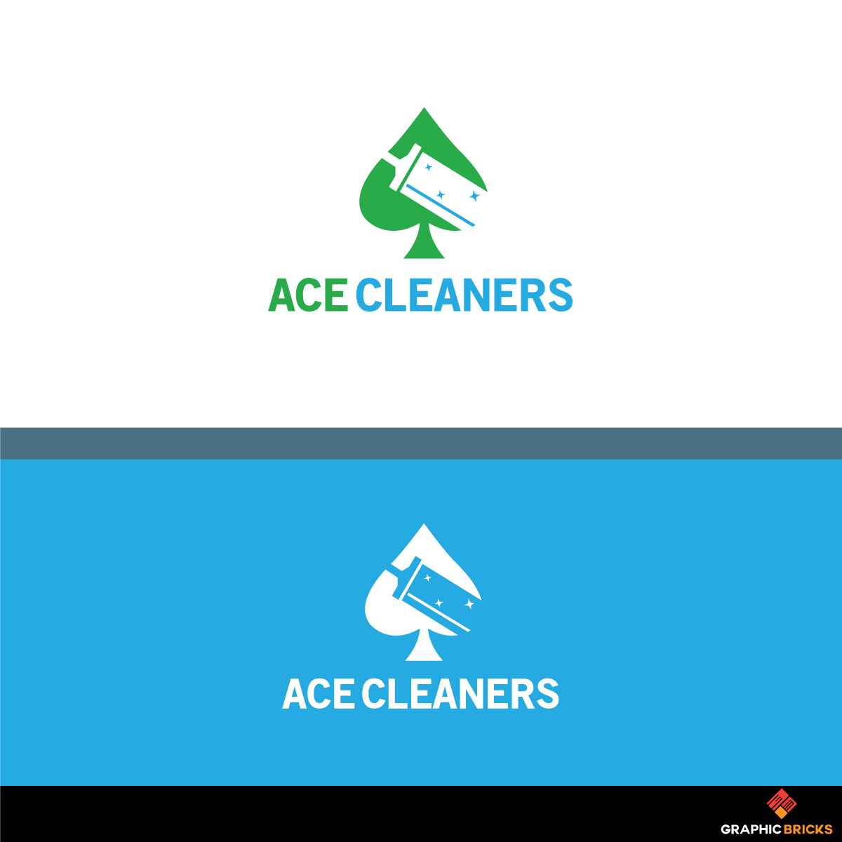 Logo Design for Ace Cleaners by Graphic Bricks | Design #21231495