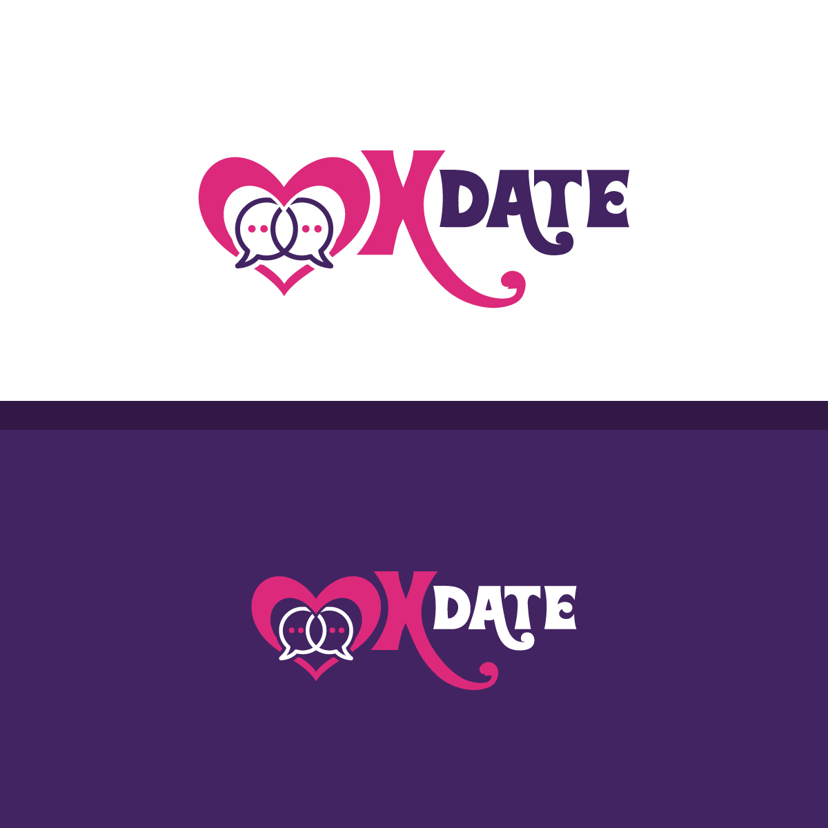 Elegant, Playful, Dating Logo Design for XDATE by Graphic Bricks ...