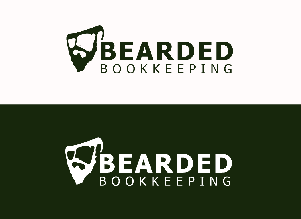 Modern, Professional, Bookkeeper Logo Design for Bearded Bookkeeping by ...