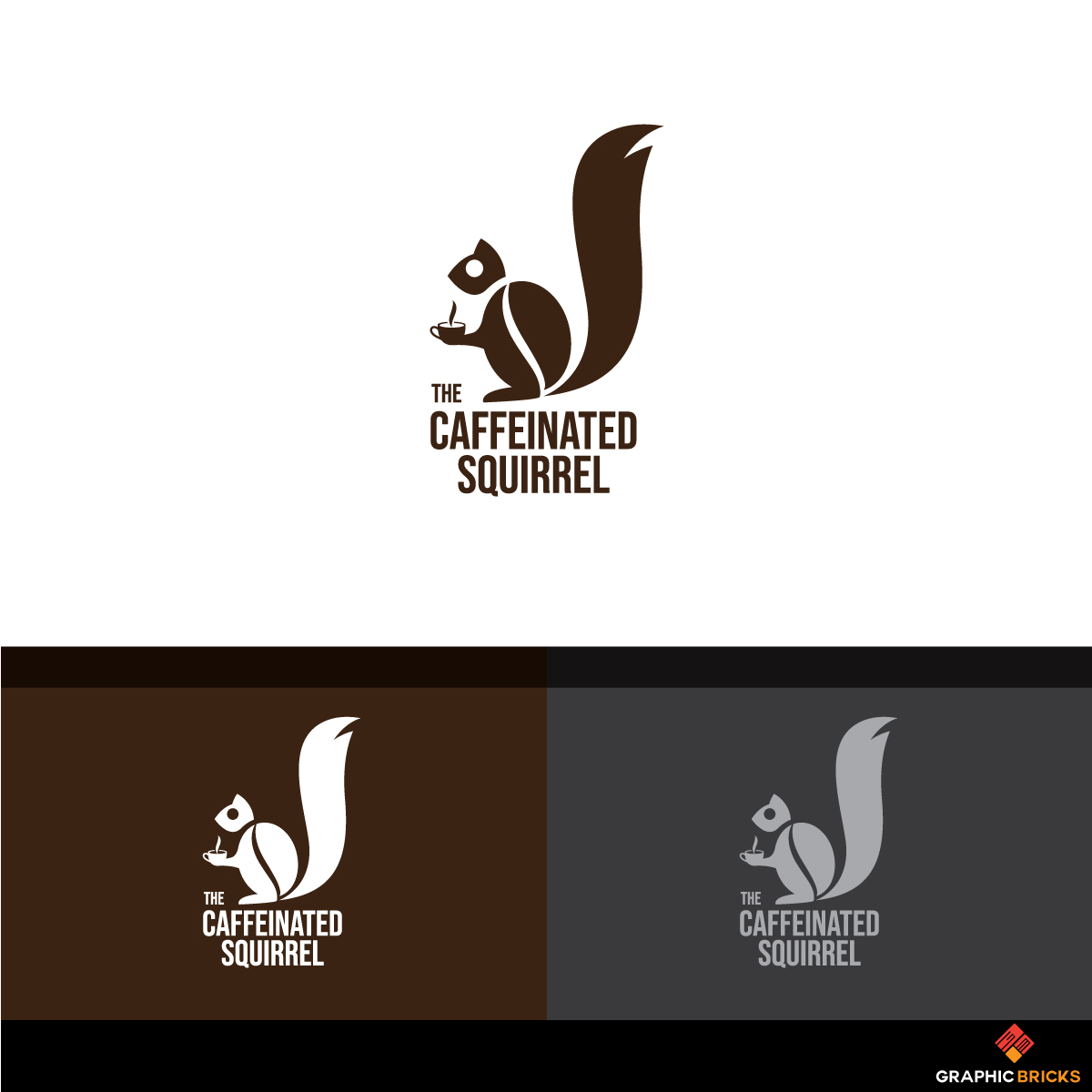 Bold, Playful Logo Design for The Caffeinated Squirrel by Graphic ...