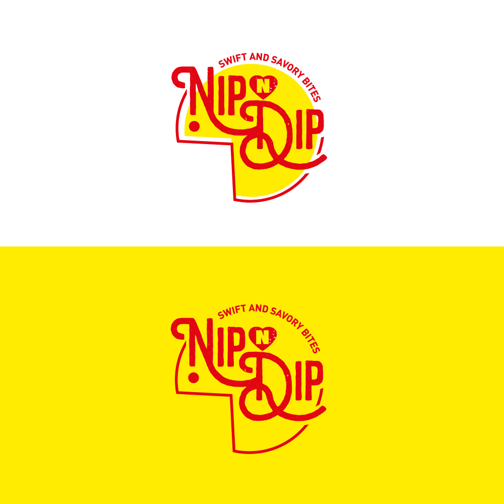Playful, Personable, Food Service Logo Design for NIP N DIP Swift and ...