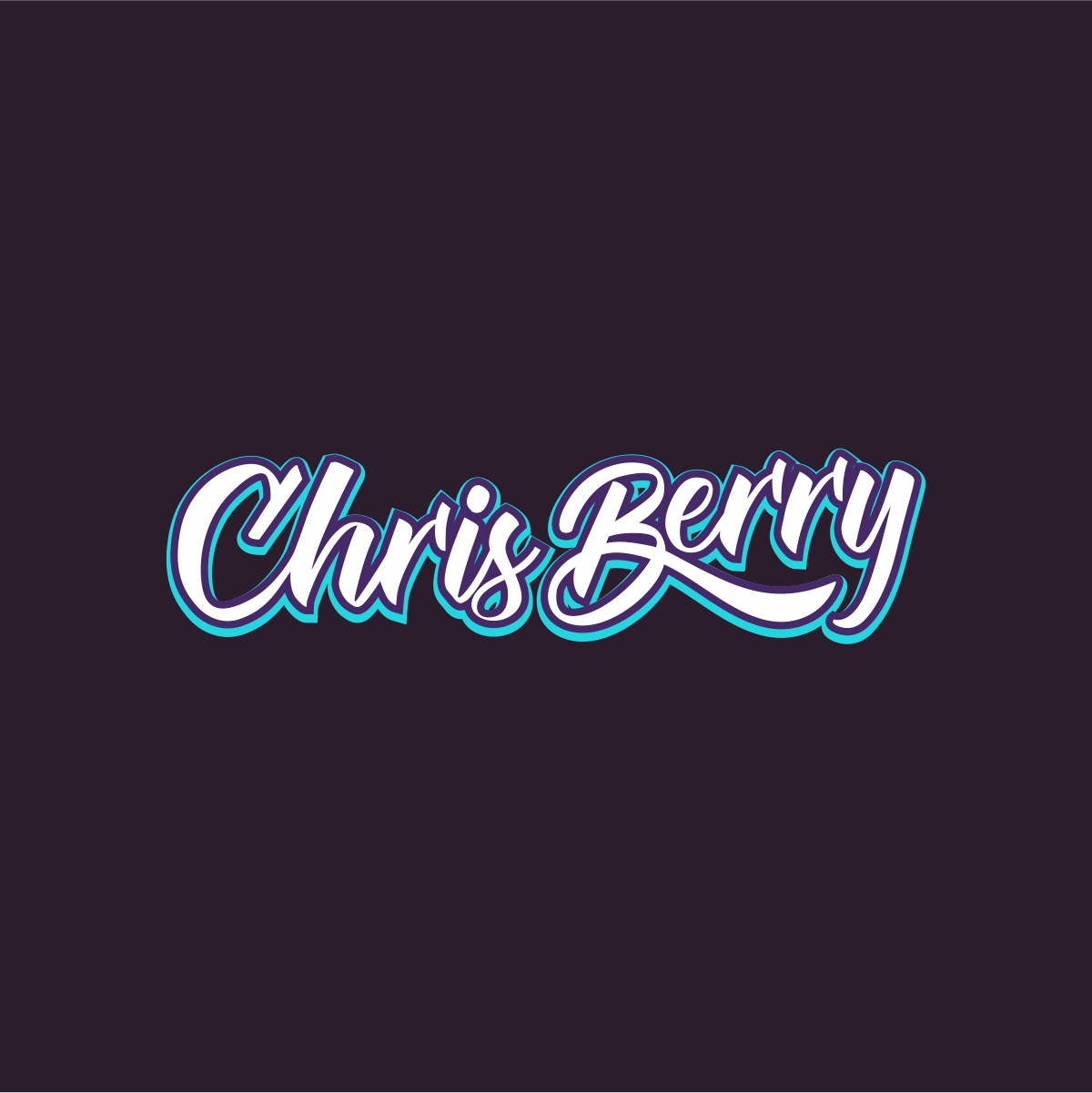 Modern, Masculine, Entertainment Logo Design for Chris Berry by ...
