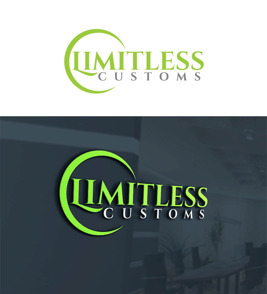 Modern, Professional, Clothing Logo Design for Limitless Customs or ...