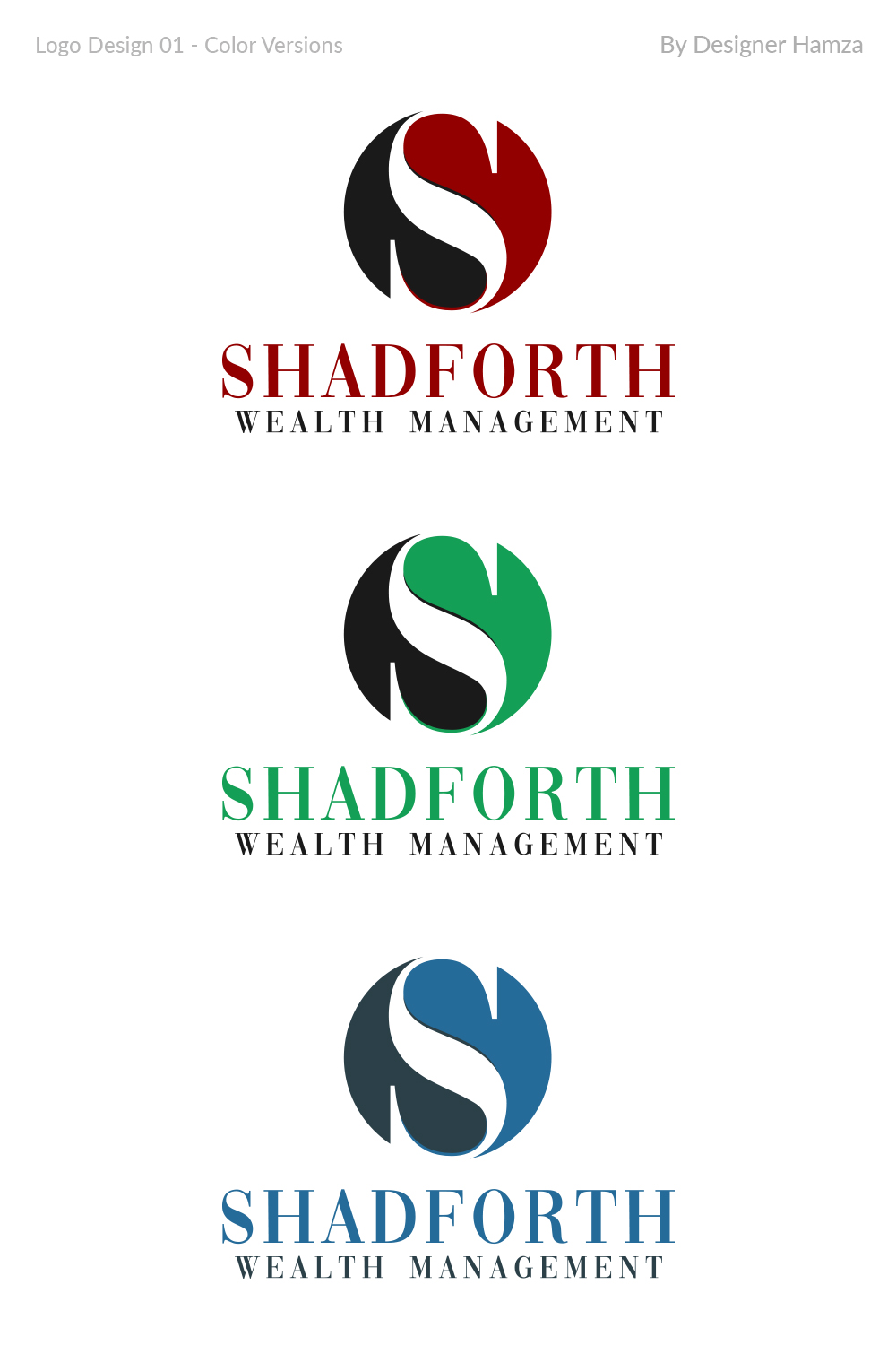 Logo Design for Shadforth Wealth Management by Designer Hamza | Design ...