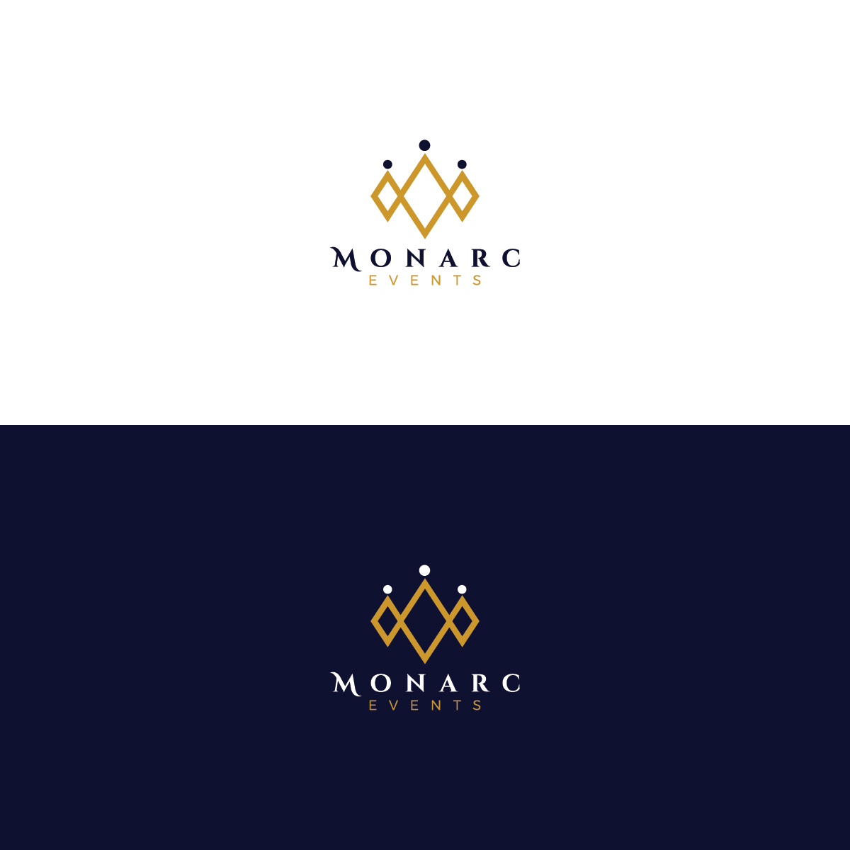 Logo Design for M and Monarc Events by TimezTechnologies | Design #21331529