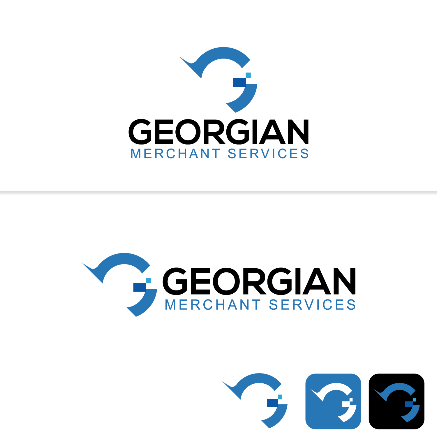 Upmarket, Elegant, Fintech Logo Design for Georgian Merchant Services ...