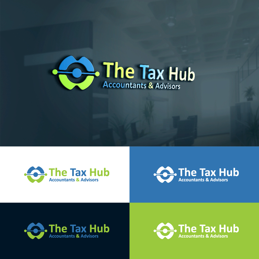 Modern, Colorful Logo Design for The Tax Hub - Accountants & Advisors ...