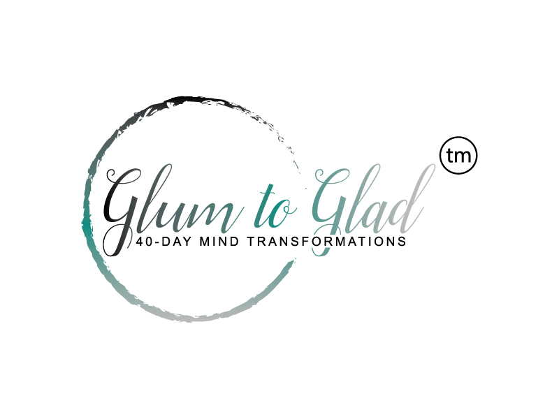Logo Design for Glum to Glad 40-Day Mind Transformations by Rixes tay ...
