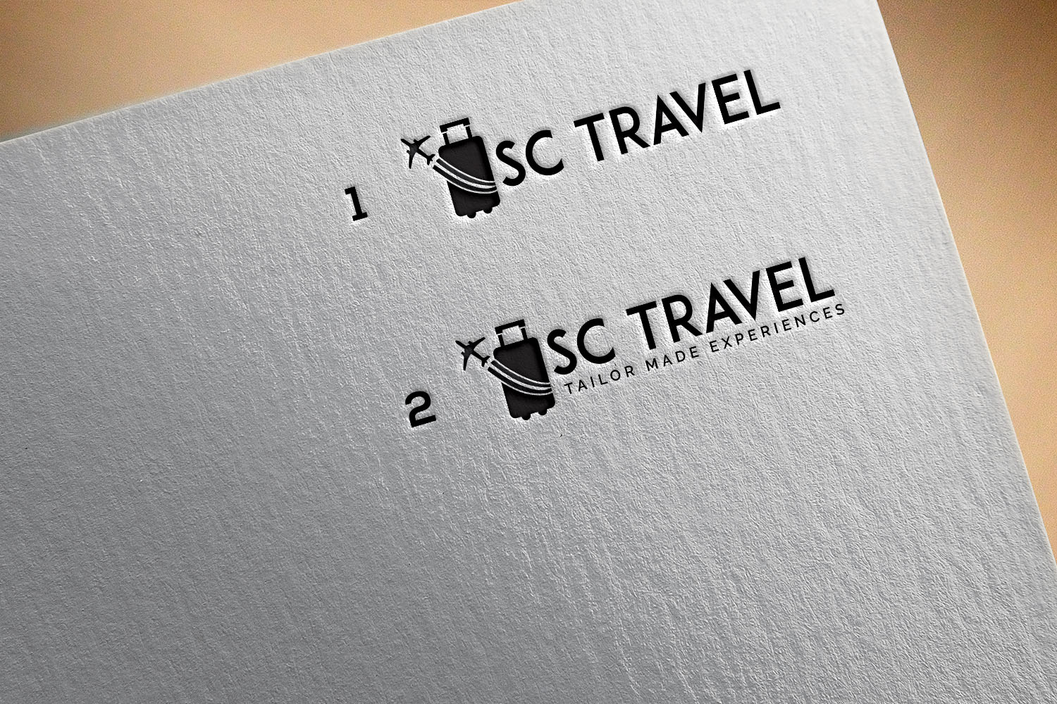 Modern, Bold, Travel Industry Logo Design for SC Travel Group - Tagline ...