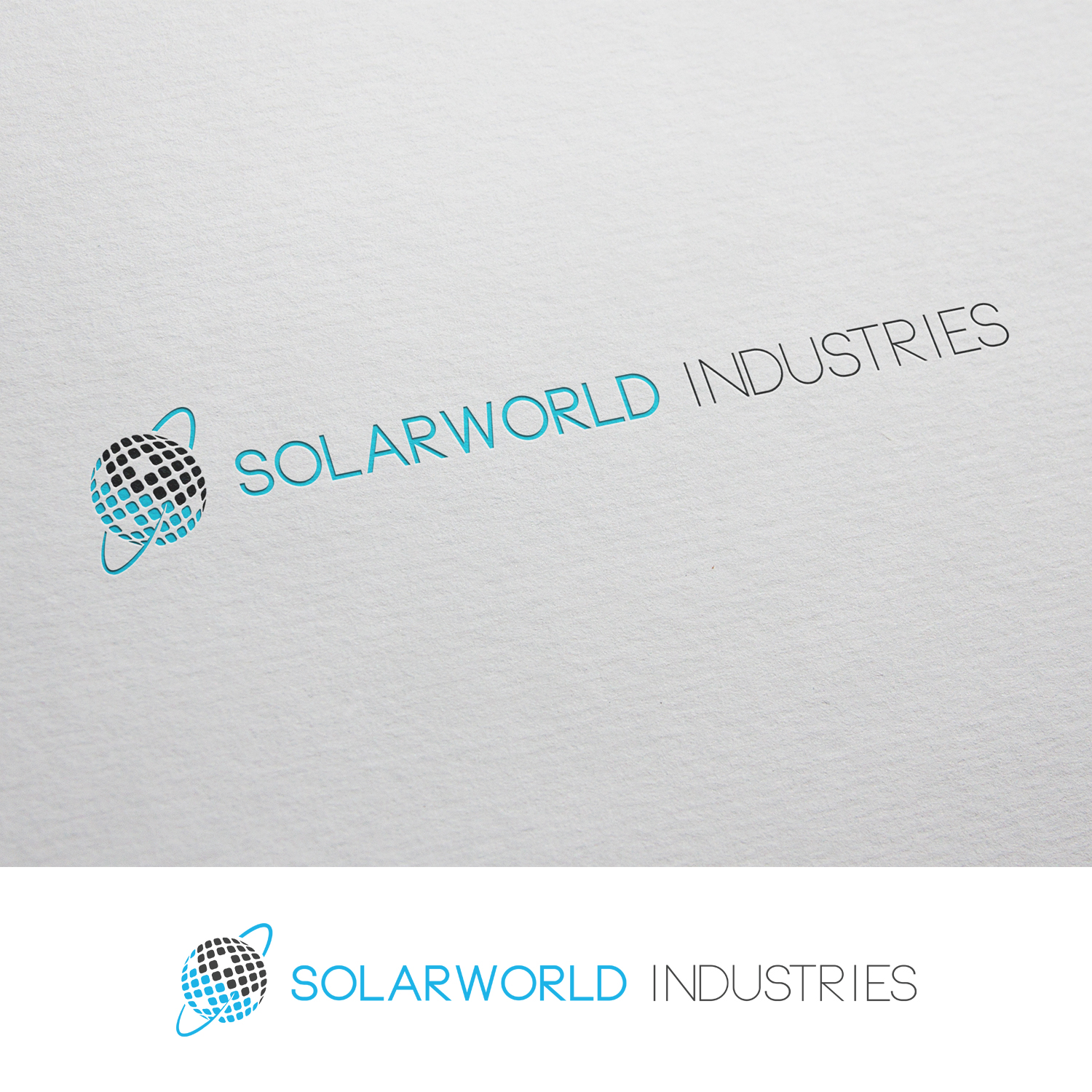 Modern, Bold, Solar Energy Logo Design for Main Logo Text "SolarWorld ...