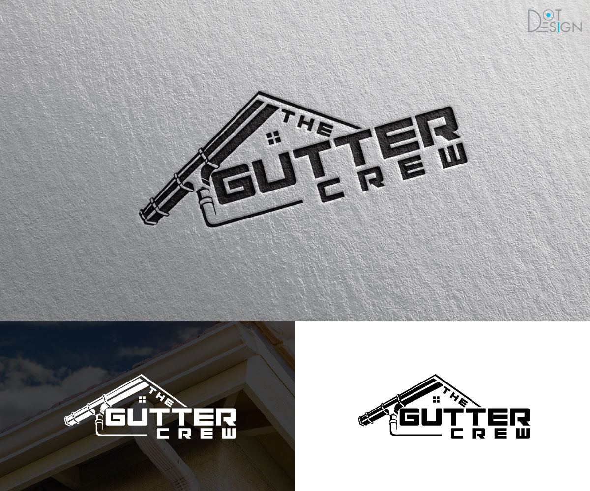 Bold, Serious, Residential Construction Logo Design for THE GUTTER CREW ...