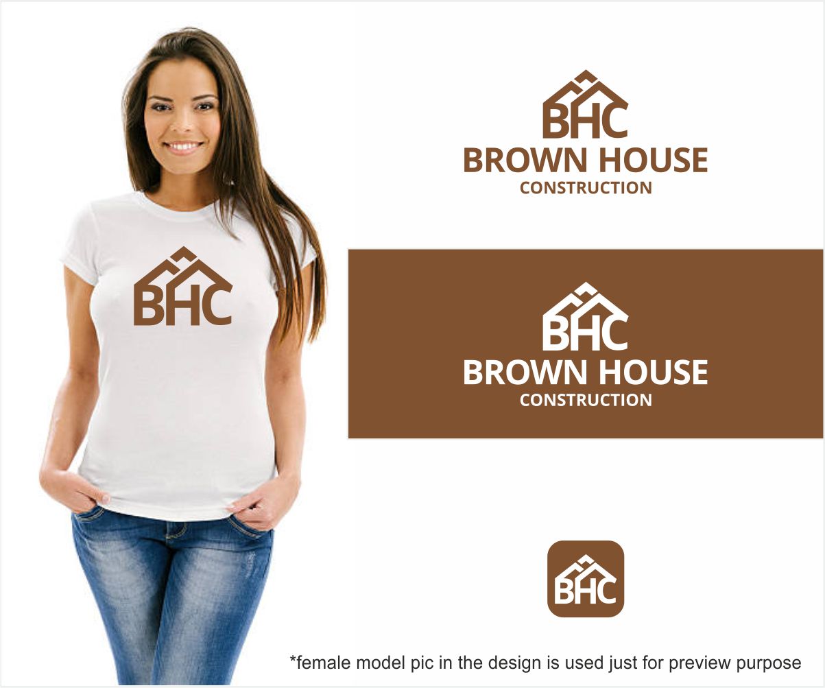 Elegant, Playful, Building Logo Design for Brown House Construction by ...