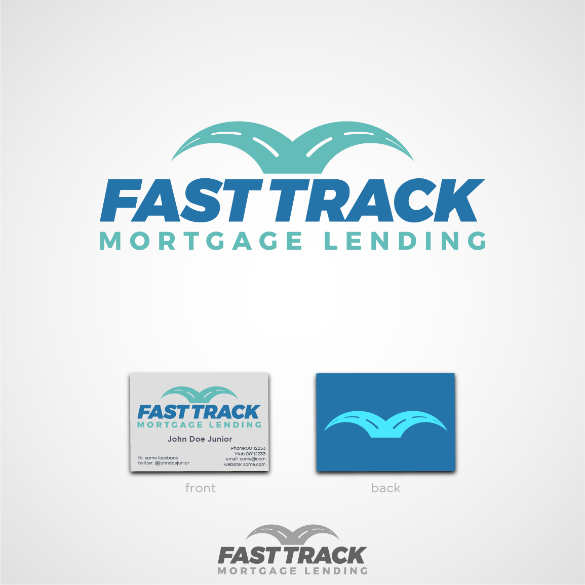 Logo Design for Fast Track Mortgage Lending by Fanol Ademi | Design ...