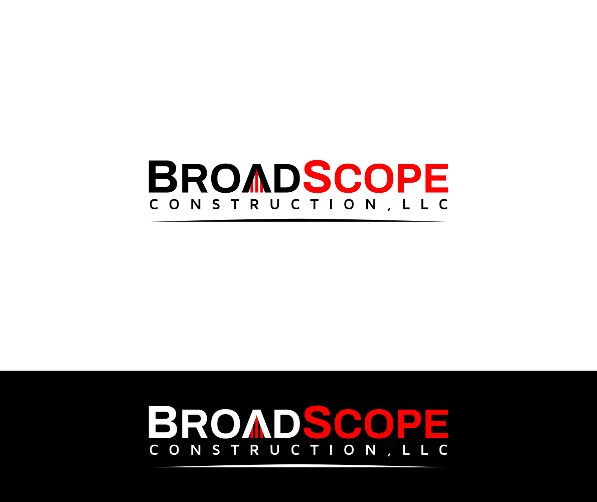 Logo Design for BroadScope Construction, LLC by Riaper | Design #21405032