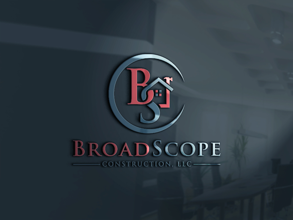 Logo Design for BroadScope Construction, LLC by Design Solving | Design ...