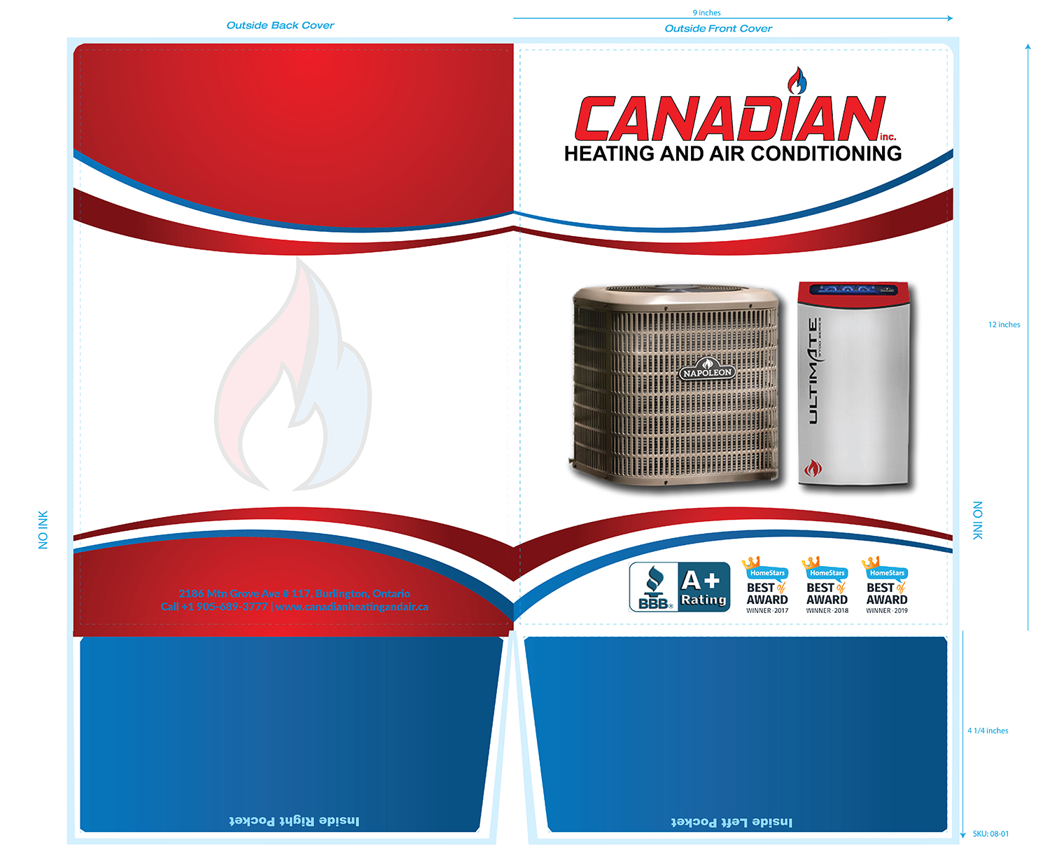 Modern, Personable, Hvac Flyer Design for Canadian heating and air ...