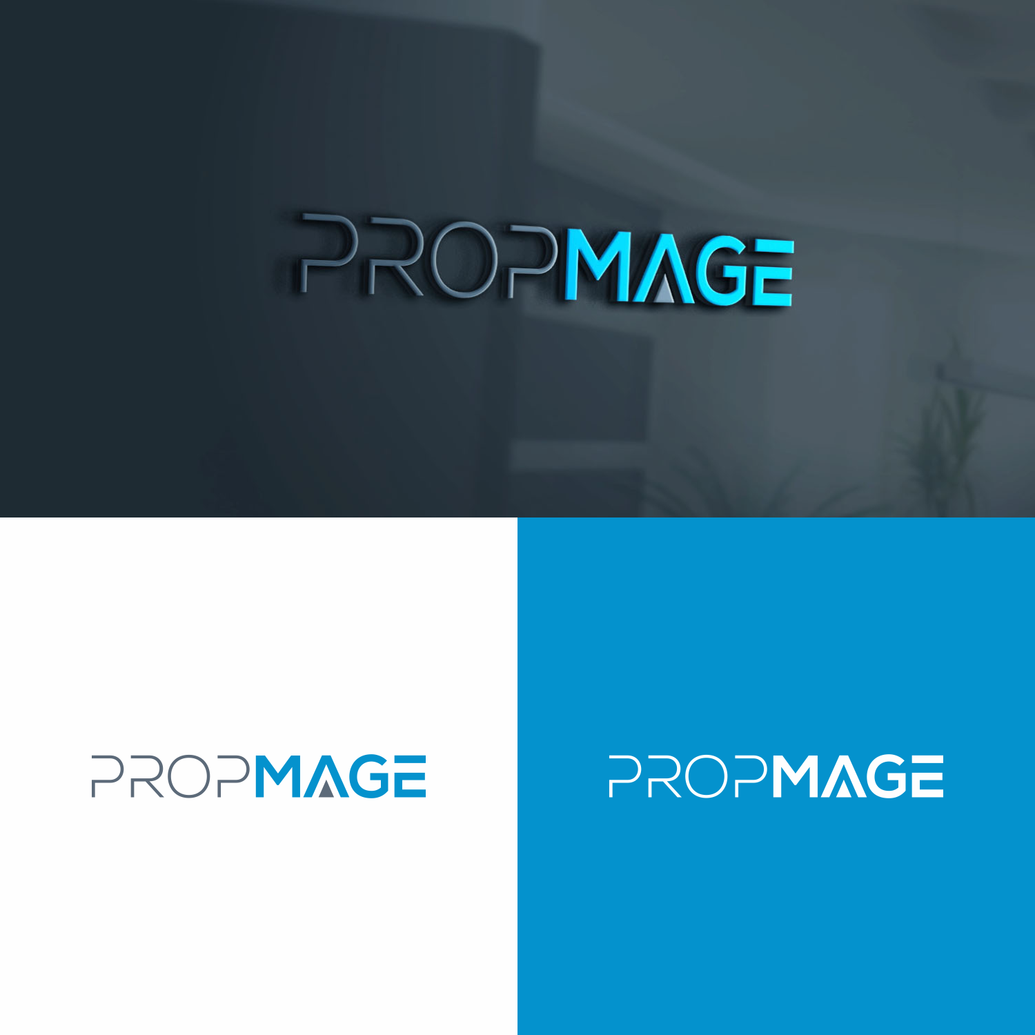 Bold, Modern, SaaS Logo Design for PropMage by tejo | Design #21403654